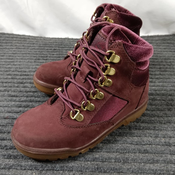 Timberland | Shoes | Timberland Toddler 6 Inch Velvet Boots Burgundy ...